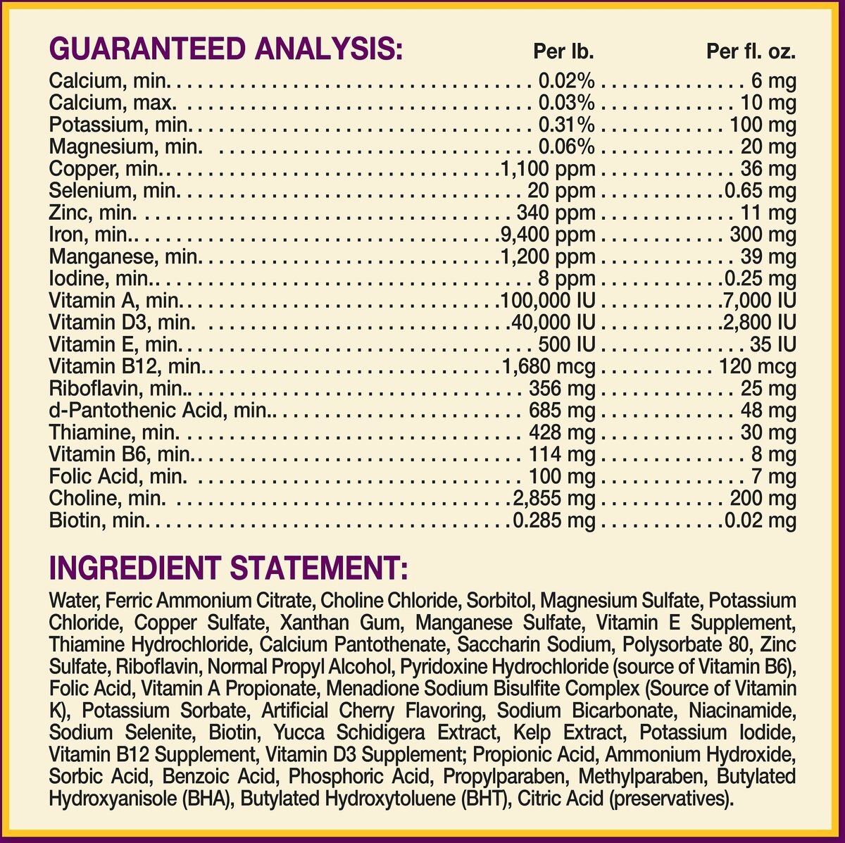 HORSE HEALTH PRODUCTS Red Cell Iron Rich Vitamins & Minerals Liquid ...