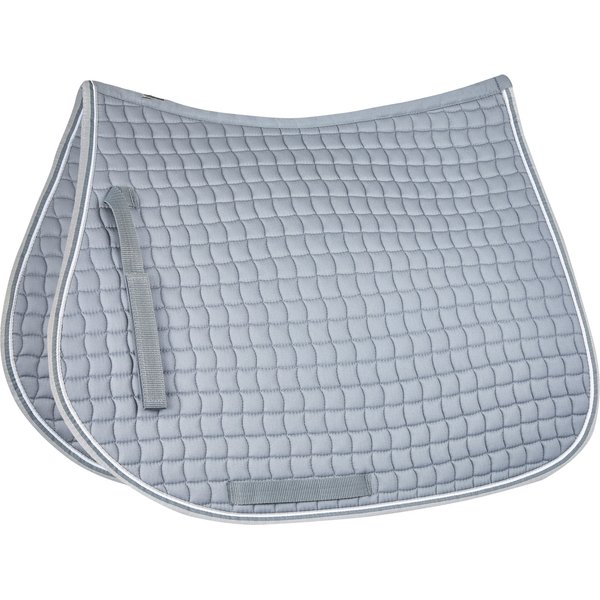 HORZE Fur Half Horse Saddle Pad, Grey, Horse - Chewy.com