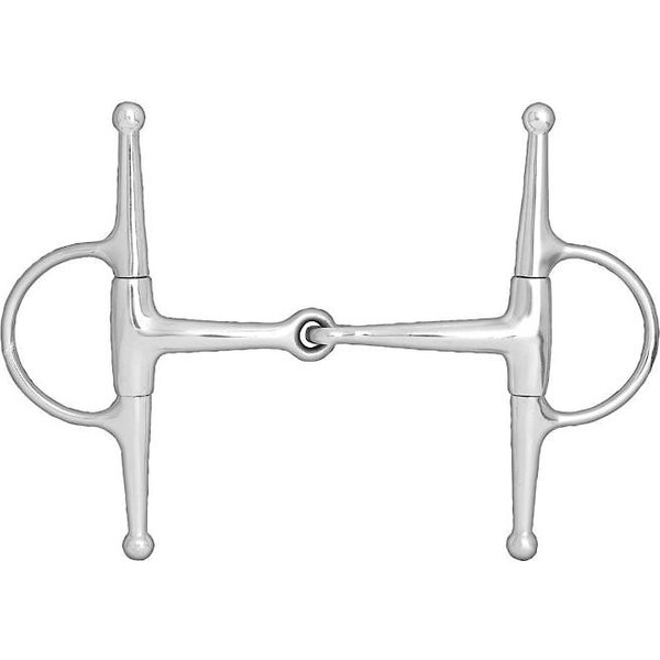 HORZE Full Cheek Snaffle Horse Bit, 5.25 - Chewy.com
