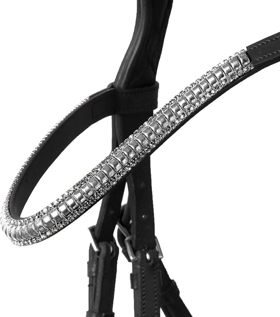 Out of Stock - HORZE Highbury Anatomical Crystal Dressage Horse Bridle ...