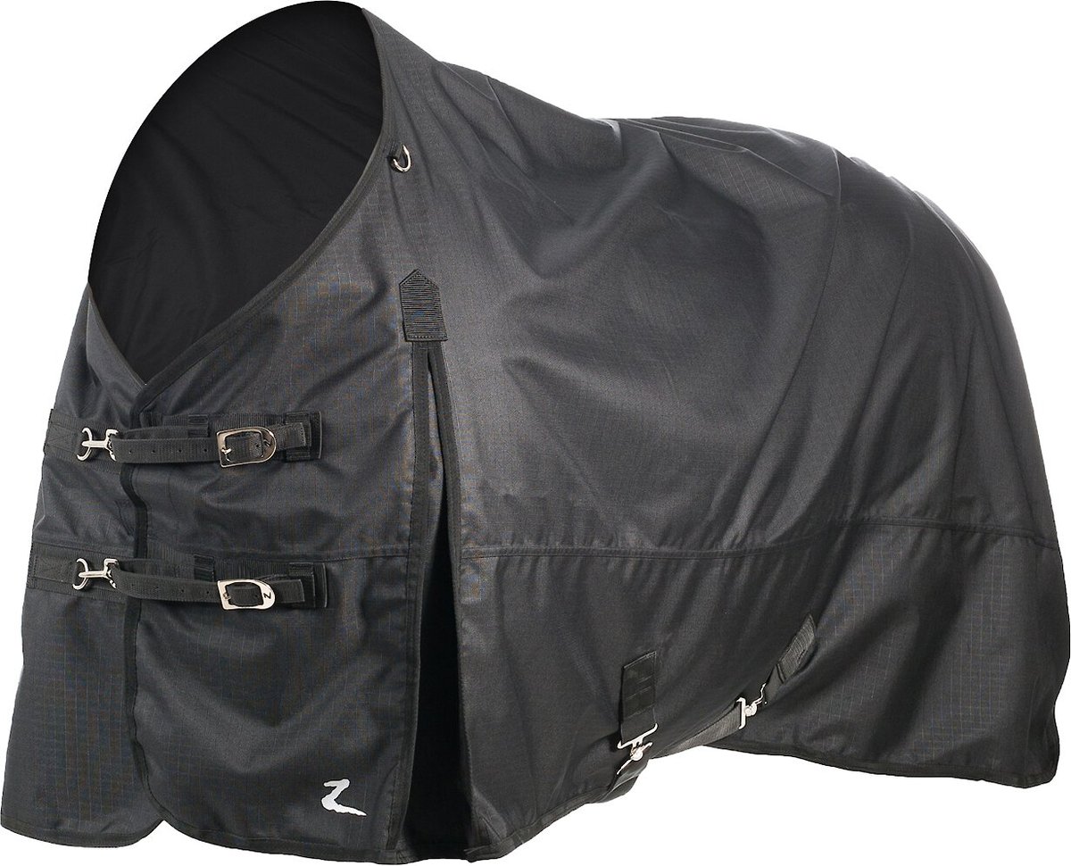 HORZE Nevada Lightweight Turnout Horse Sheet, Black, 63-in - Chewy.com
