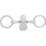 HORZE Full Cheek Snaffle Horse Bit, 5.25 - Chewy.com