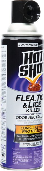HOT SHOT Flea, Tick & Lice Killer Spray, 14-fl oz bottle - Chewy.com