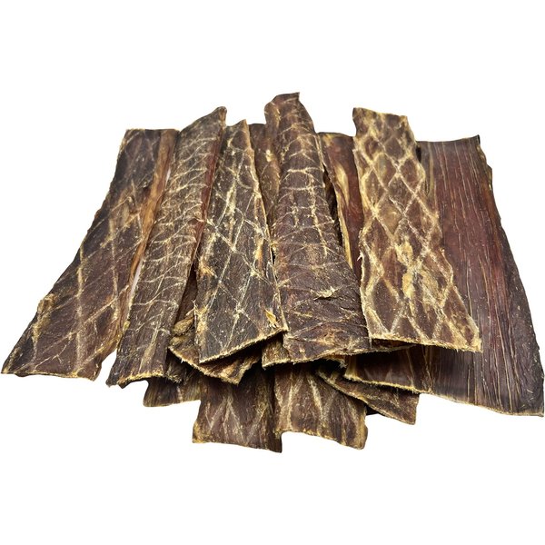 THE TREAT SHACK 6-in Split Beef Trachea Flats Dog Treat, 60 count ...