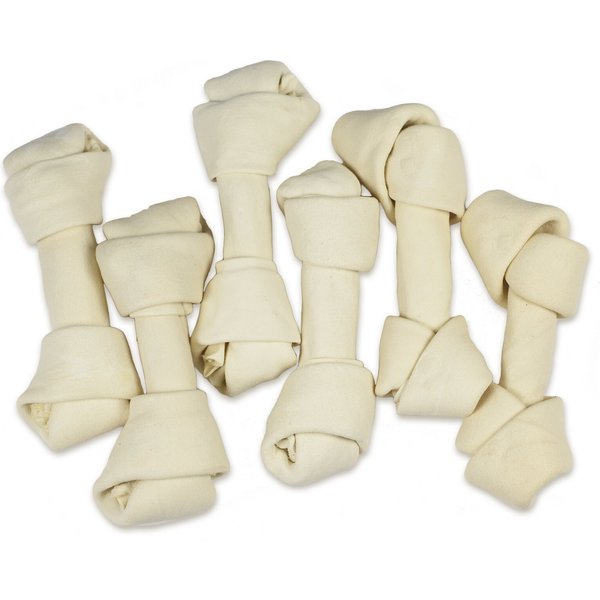 HOTSPOT PETS 8 to 9-in Knotted Bones Rawhide Dog Treats, 6 count ...