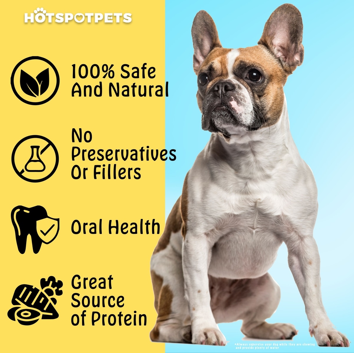 HOTSPOT PETS 6-in Beef Bladder Stick Dog Treats, 24 count - Chewy.com