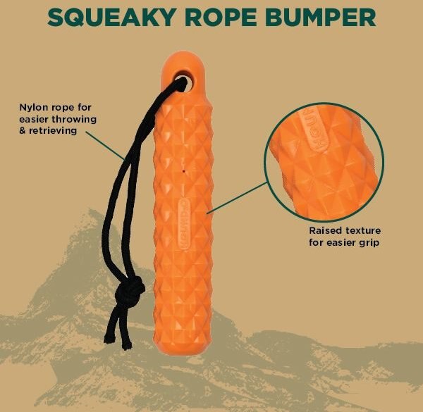 Out of Stock - HOUND2O Rope Bumper Dog Toy, Orange - Chewy.com