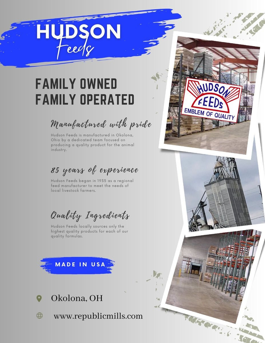 HUDSON FEEDS Poultry Feeds Chick Starter-Grower Medicated Chicken Feed ...