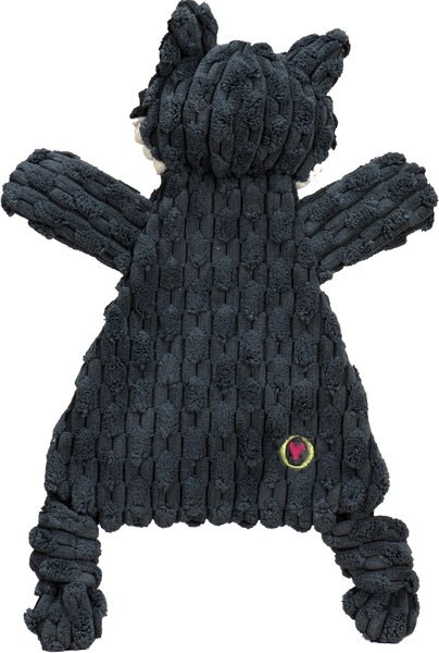 HUGGLEHOUNDS Reggie Raccoon HuggleFlatties Tough Plush Dog Toy, Gray ...