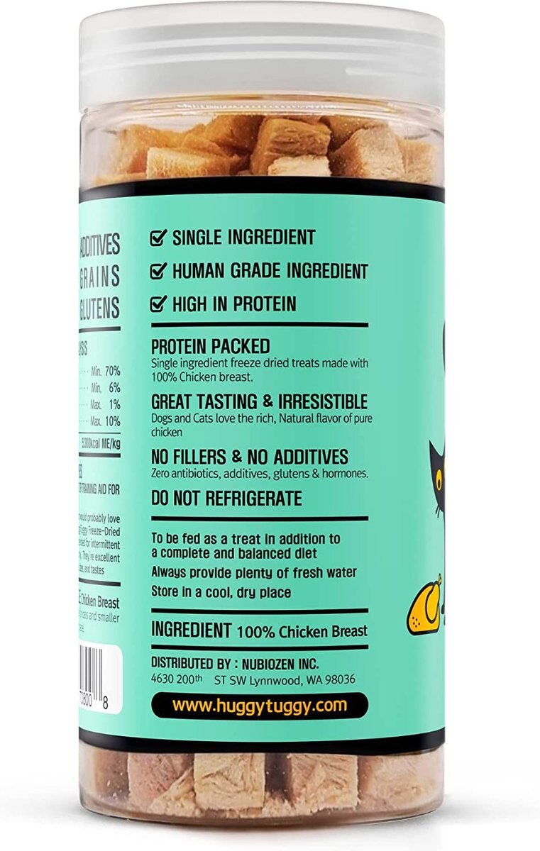 Out of Stock - HUGGY TUGGY Freeze-Dried Chicken Breast Dog & Cat Treat ...