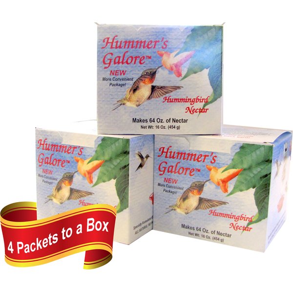 HUMMER'S GALORE Hummingbird Nectar, 12 count - Chewy.com