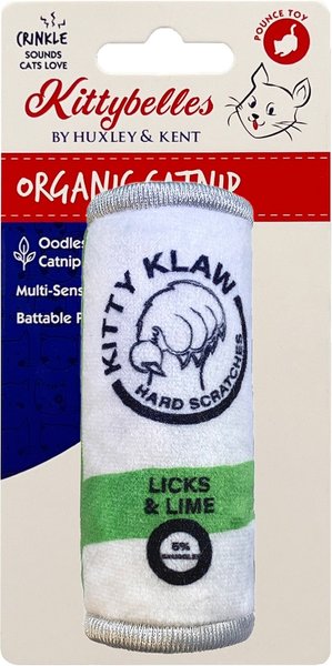 HUXLEY & KENT Cat Kitty Klaw Licks & Lime Cat Toy, White/Green - Chewy.com