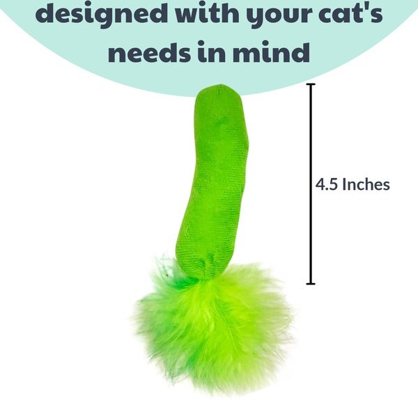 HUXLEY & KENT Cat Pickle Cat Toy, Green - Chewy.com