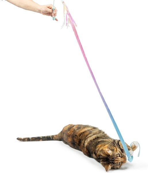 HUXLEY & KENT Cat Wand Dance & Lure Pastel Cat Toy - Chewy.com