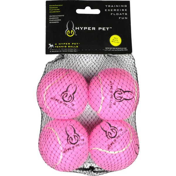 HYPER PET 4 Pack of Balls for Dogs, Orange, Regular - Chewy.com
