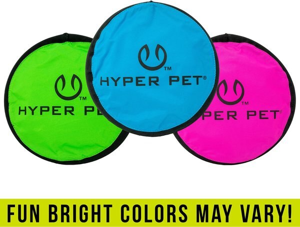 HYPER PET Flippy Flopper Flying Disc Dog Toy, 9-in, 1 pack - Chewy.com