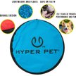 HYPER PET Flippy Flopper Flying Disc Dog Toy, Color Varies, 9-in, 5 pack - Chewy.com