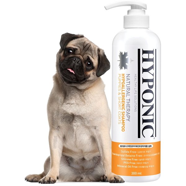 HYPONIC Natural Therapy Hypoallergenic Dog Shampoo, 10.1-fl oz bottle ...
