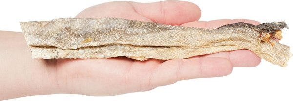 ICELANDIC+ Cod Short Skin Strips Fish Dog Treat, 1 count - Chewy.com