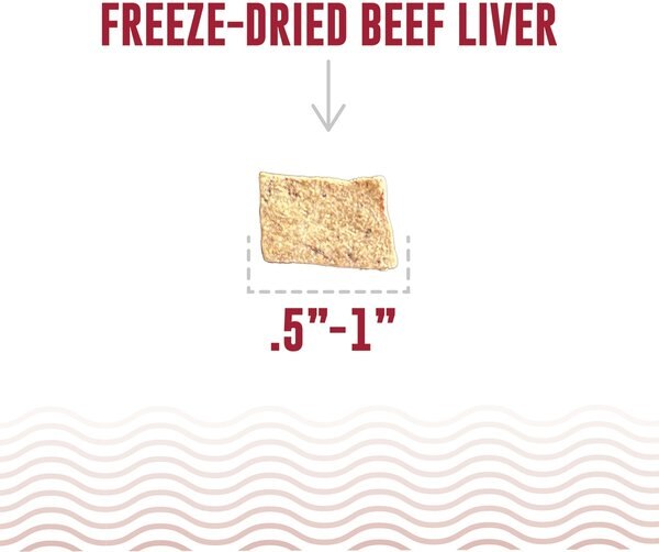 ICELANDIC+ Land & Sea Cod Skin & Beef Liver Freeze-Dried Dog Treats, 6. ...