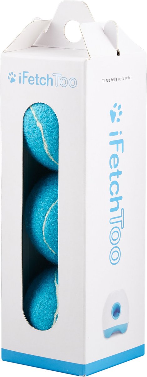 IFETCH Tennis Balls, Standard, 3 Pack - Chewy.com