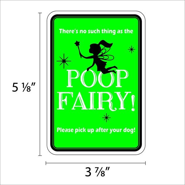 IMAGINE THIS COMPANY "Poop Fairy" Garden Sign, Mini - Chewy.com