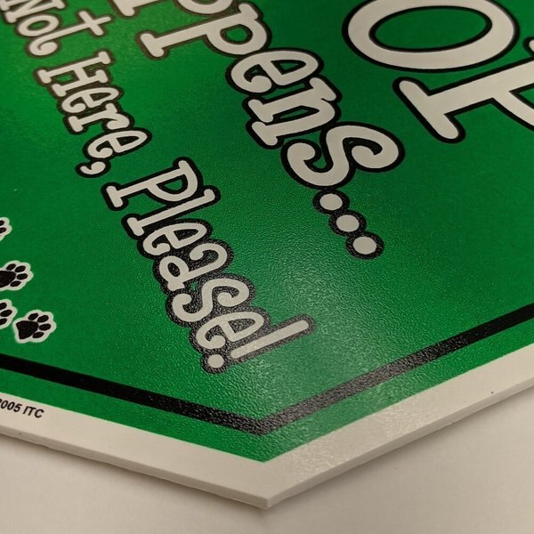 IMAGINE THIS COMPANY "Poop Happens" Garden Sign - Chewy.com