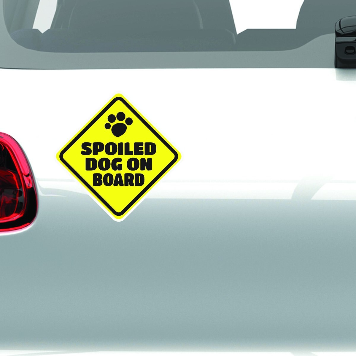 IMAGINE THIS COMPANY "Spoiled Dog On Board" Car Window Decal - Chewy.com