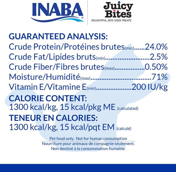 INABA Juicy Bites Scallop & Crab Flavor Soft & Chewy Cat Treats, 0.4-oz ...