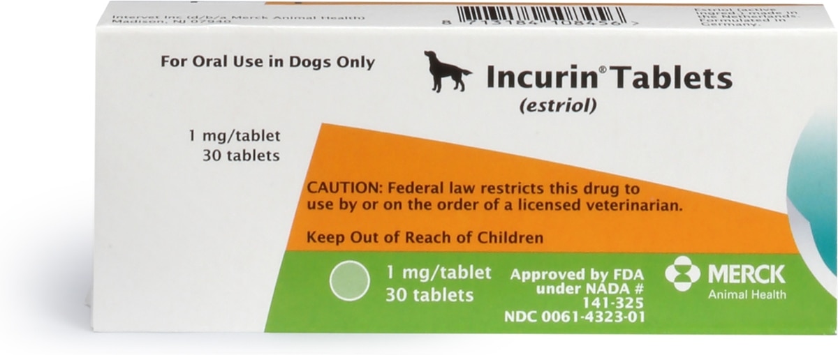 INCURIN (Estriol) Tablets for Dogs, 1-mg - Easy Refills | Chewy Rx