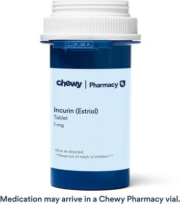INCURIN (Estriol) Tablets for Dogs, 1-mg - Easy Refills | Chewy Rx