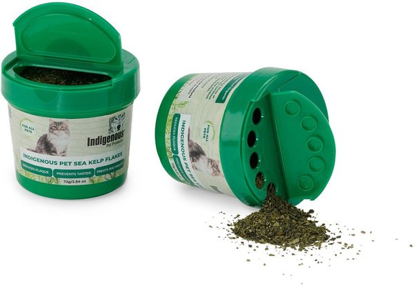 INDIGENOUS PET PRODUCTS Organic Sea Kelp Flakes Dental Care Dry Cat ...