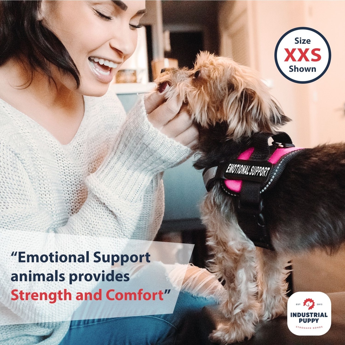 Out of Stock - INDUSTRIAL PUPPY Emotional Support Animal ESA Reflective ...