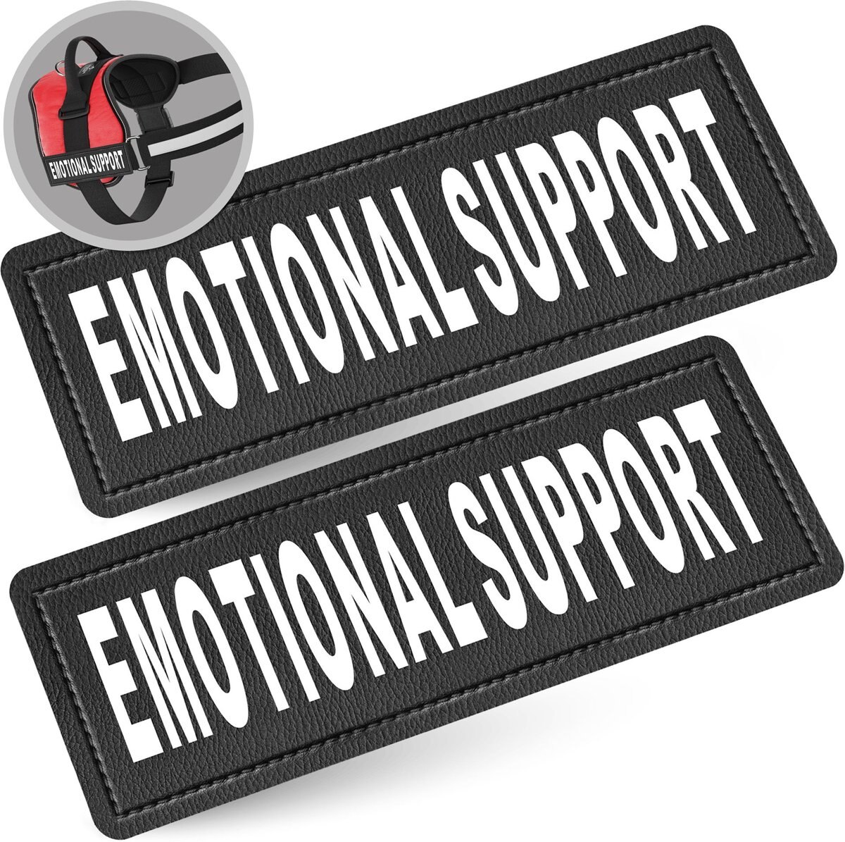 INDUSTRIAL PUPPY Emotional Support Dog Patches, Large, 2 count - Chewy.com