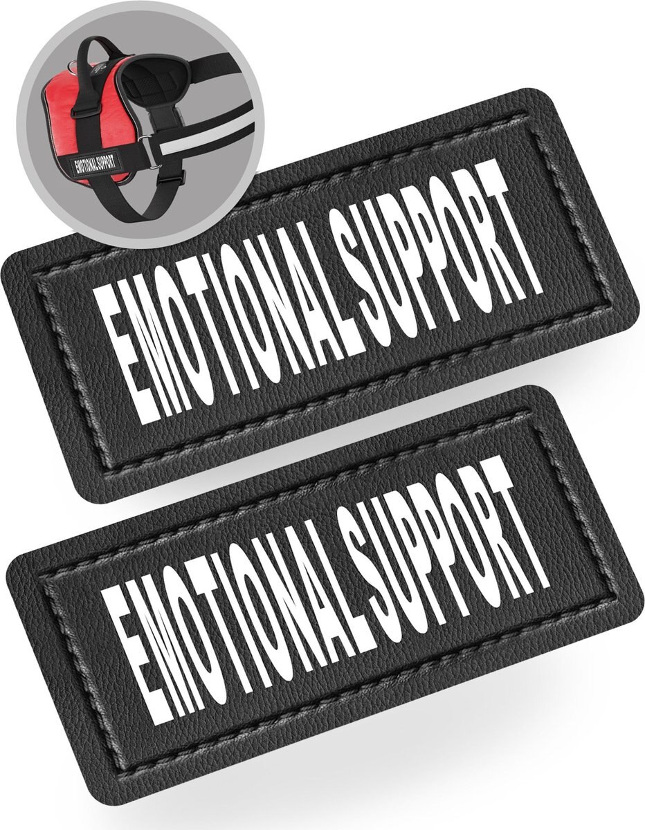 INDUSTRIAL PUPPY Emotional Support Dog Patches, XX-Small, 2 count ...