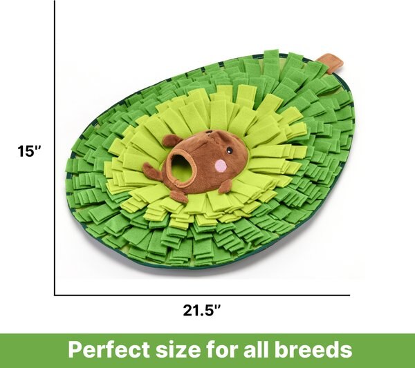 Out of Stock - INJOYA Avocado Pal Dog & Cat Snuffle Mat, Green, Medium ...