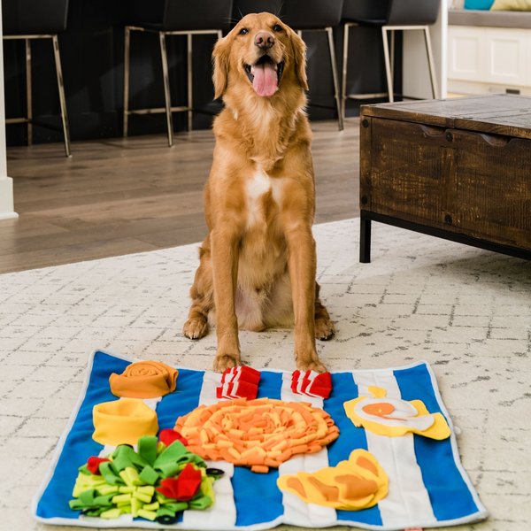 Out of Stock - INJOYA Breakfast Cat & Dog Snuffle Mat, Blue, Large ...