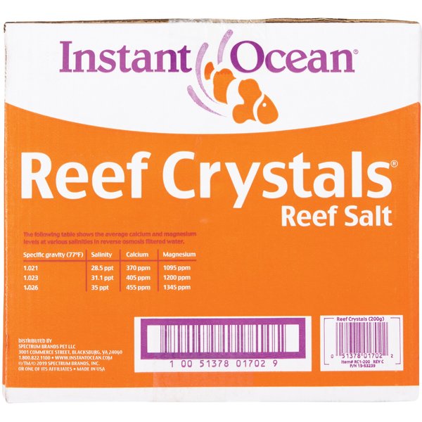 INSTANT OCEAN Sea Salt for Aquariums, 200-gal - Chewy.com