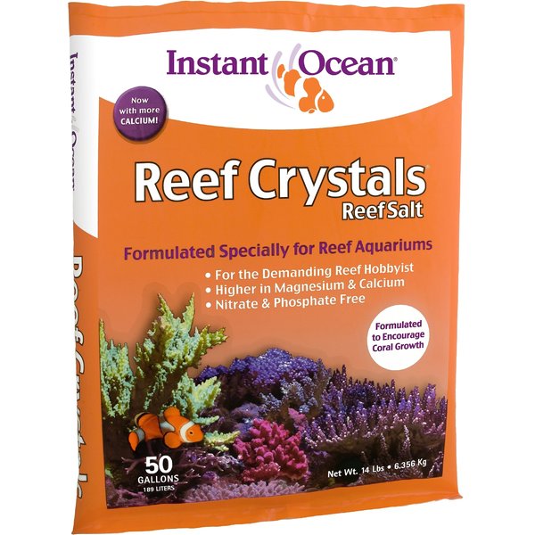 INSTANT OCEAN Reef Salt for Aquariums, 50-gal - Chewy.com