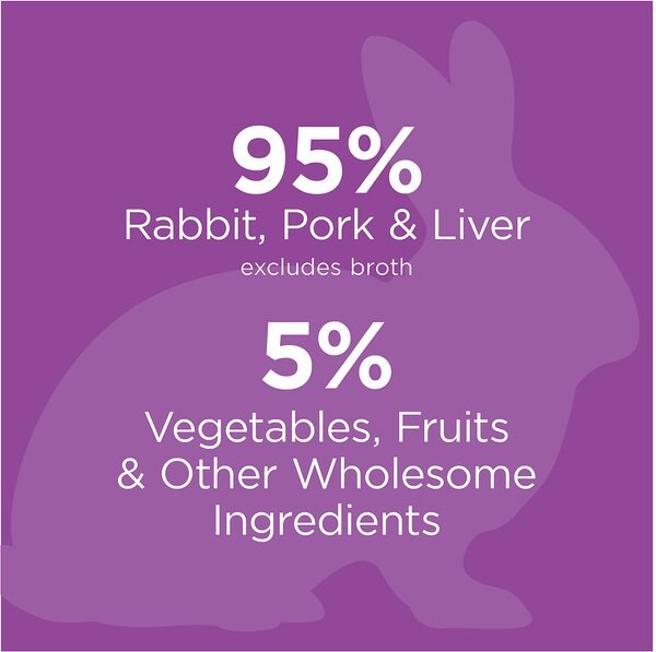 INSTINCT Original Adult Grain-Free Real Rabbit Recipe Wet Dog Food, 13. ...