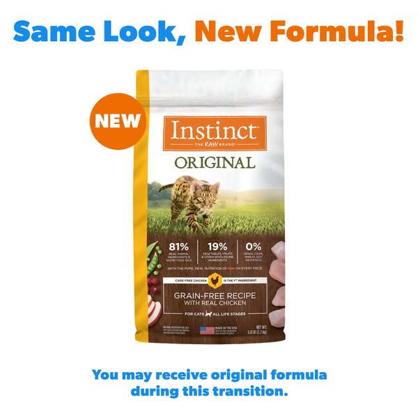 Out of Stock - INSTINCT Original Real Chicken Recipe Grain-Free Dry Cat ...
