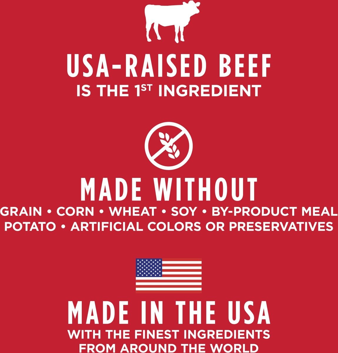 INSTINCT Raw Boost Adult Grain-Free Real Beef Recipe Dry Dog Food, 20 ...