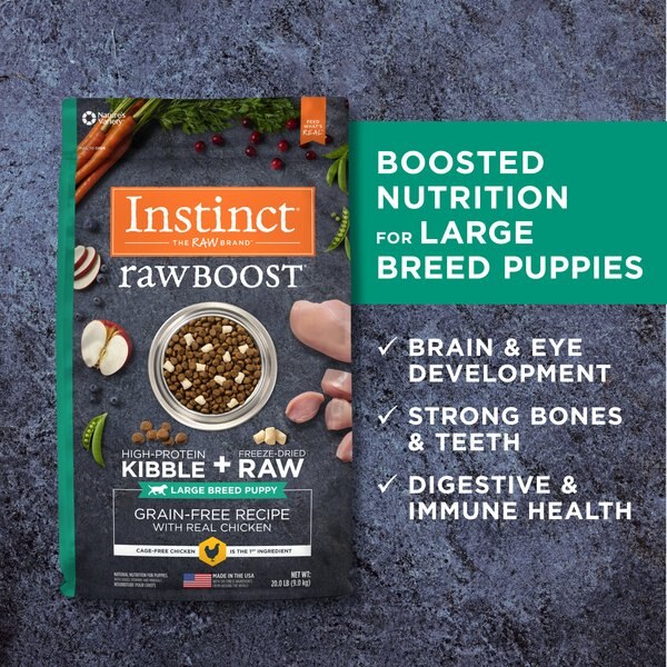 Out of Stock - INSTINCT Raw Boost Large Breed Puppy Grain-Free Real ...