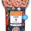 INSTINCT Raw Frozen Adult Bites Grain-Free Real Beef Recipe Dog Food, 6 ...