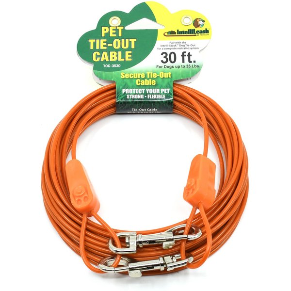 Out of Stock - MIGHTY PAW Tie Out Cable Dog Leash, 30-ft, X-Large ...