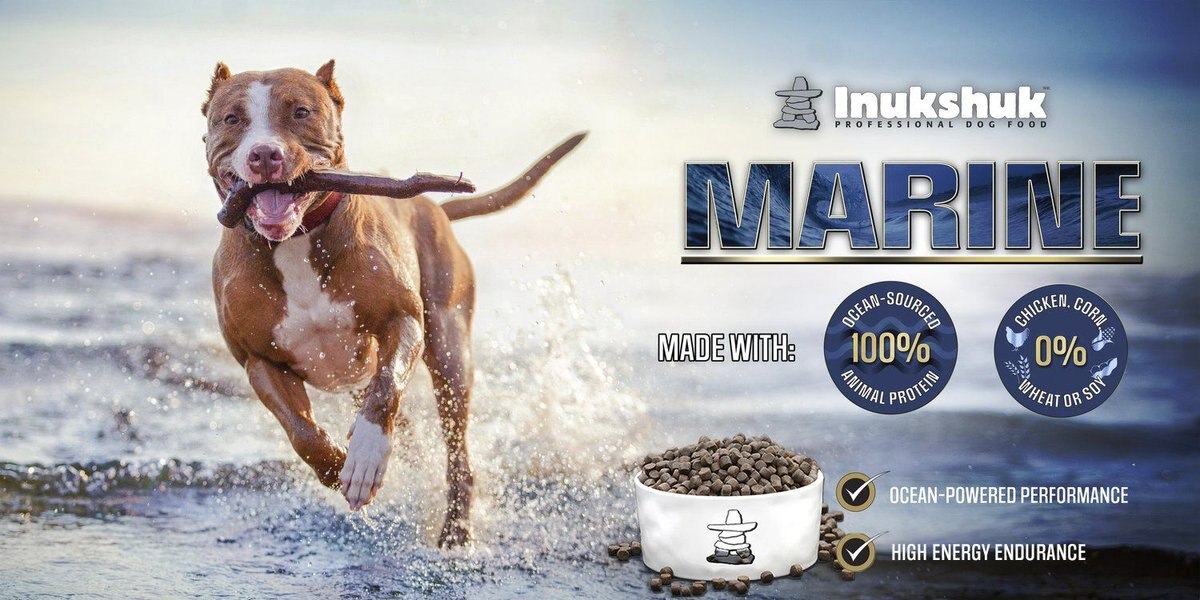 INUKSHUK Performance Marine 26/16 Dog Dry Food, 33-lb bag - Chewy.com