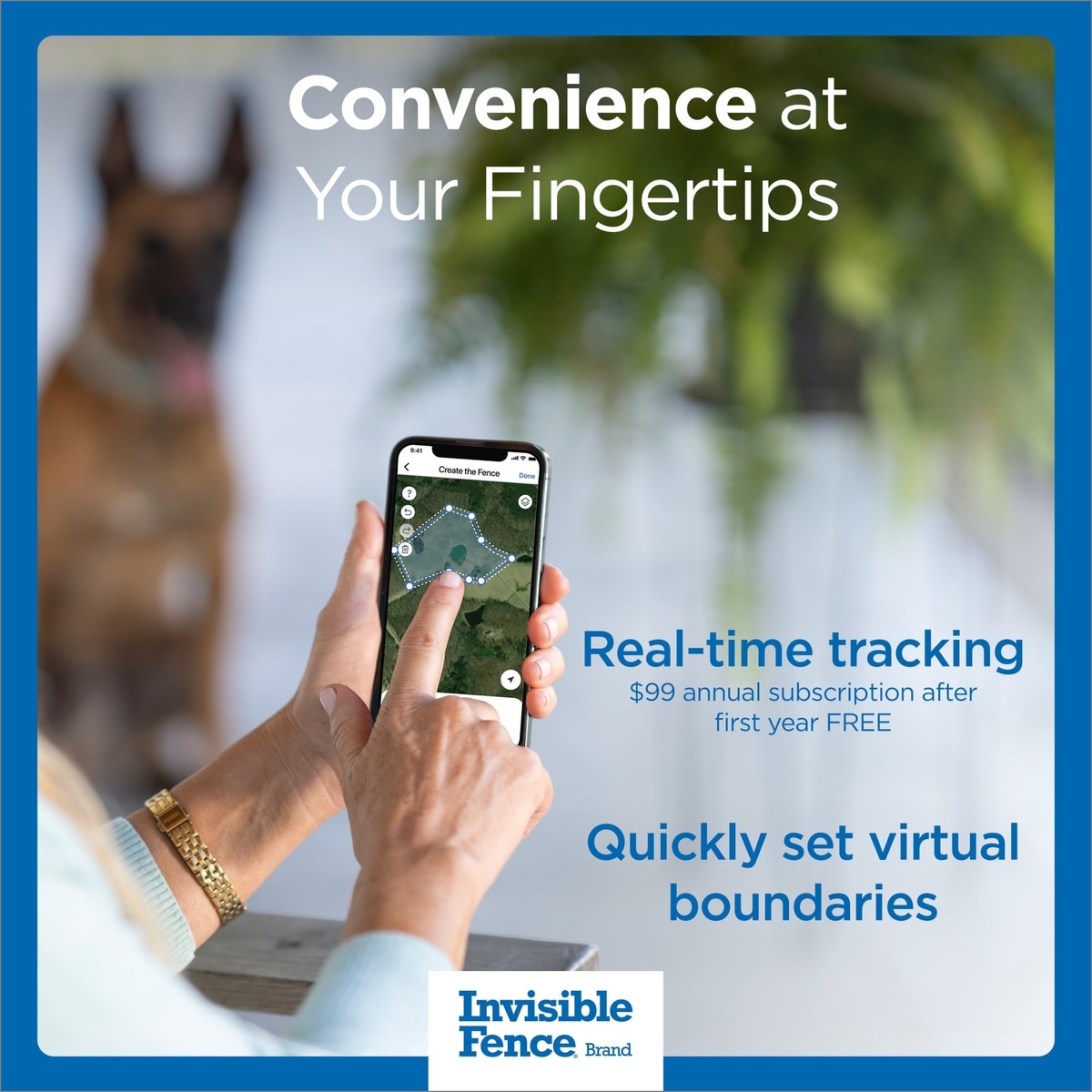 INVISIBLE FENCE Wireless GPS Dog Fence System & Tracking Collar, Gray ...