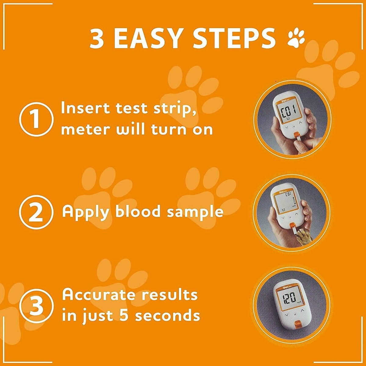 IPET PRO Blood Glucose Monitoring & Blood Glucose Test Strips for Dogs ...