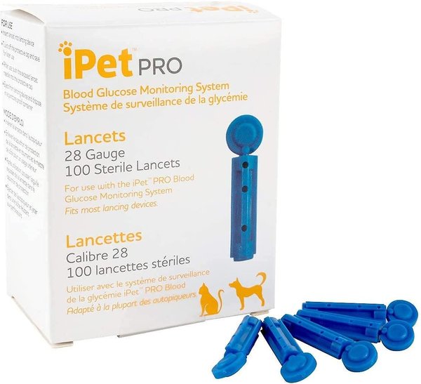 IPET PRO Ulti-Thin Sterile Lancets for Dogs & Cats, 28-Gauge, 100 count ...