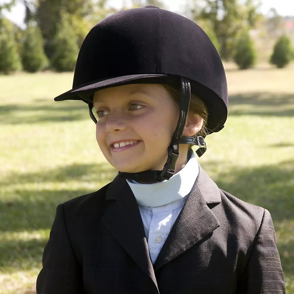 IRH Medalist Hunt Cap Style Riding Helmet, Black, 6 1/2 - Chewy.com